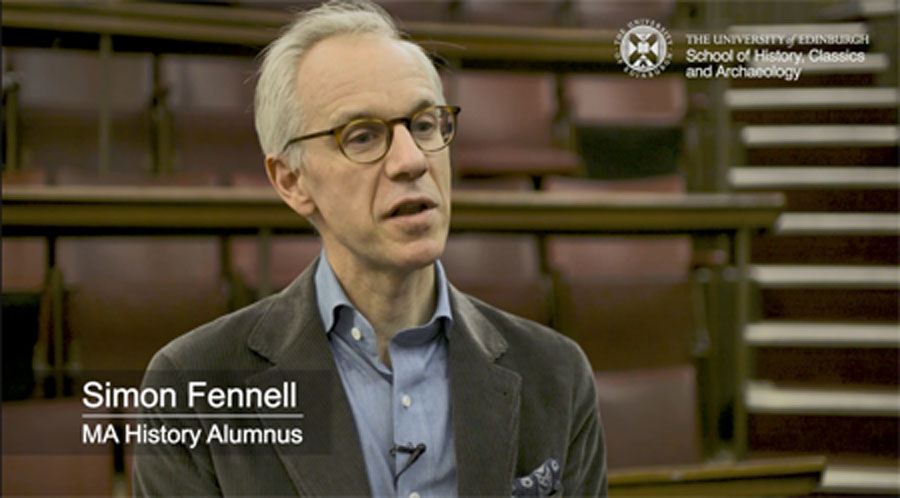 History alumnus Simon Fennell | School of History, Classics ...